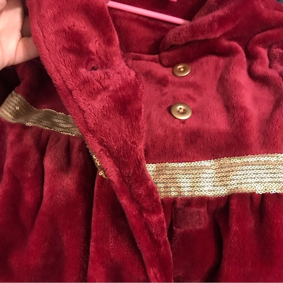 Penelope Mack | Jackets & Coats | Penelope Mack Ltd Burgundy Gold Girls ...